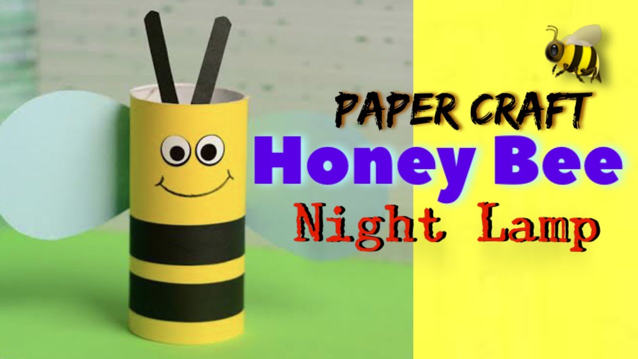 Paper Craft Night Lamp II Honey Bee Paper Craft II ArtNovels EP. 1 ...