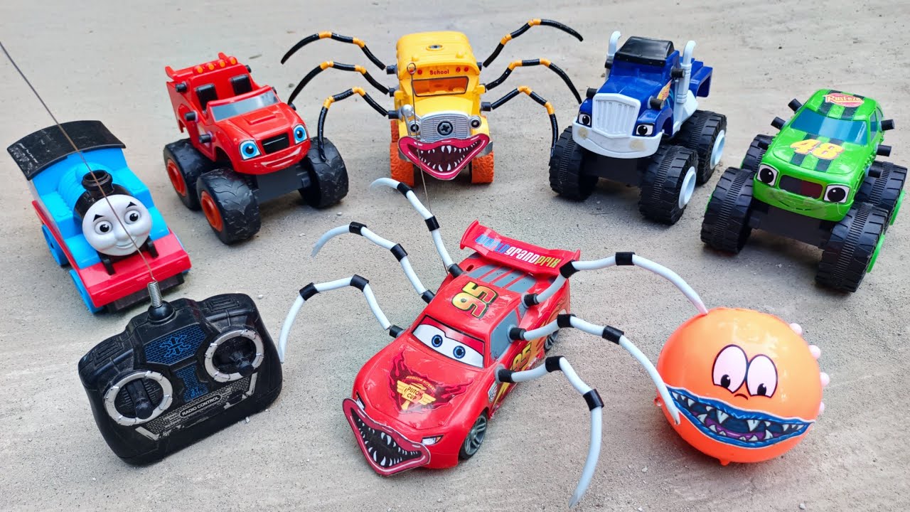 Blaze and the Monster Machines, Lightning McQueen Eater, Kereta Api ...