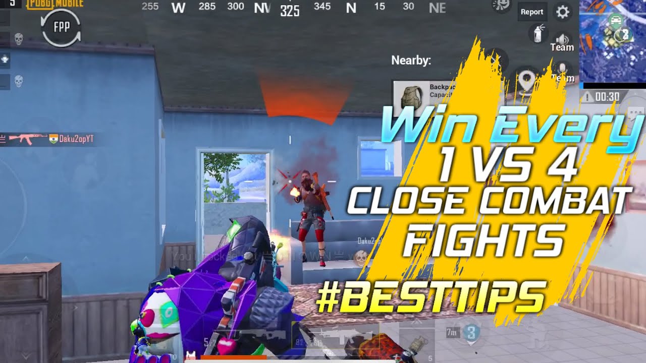HOW TO WIN EVERY 1 VS 4 FIGHTS BEST TIPS • CLOSE COMBAT TIPS / MINDSET ...
