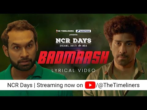Badmaash Mafia Mix Lyrical Video | Akaash Mukherjee, DG IMMORTALS | NCR Days Web Series