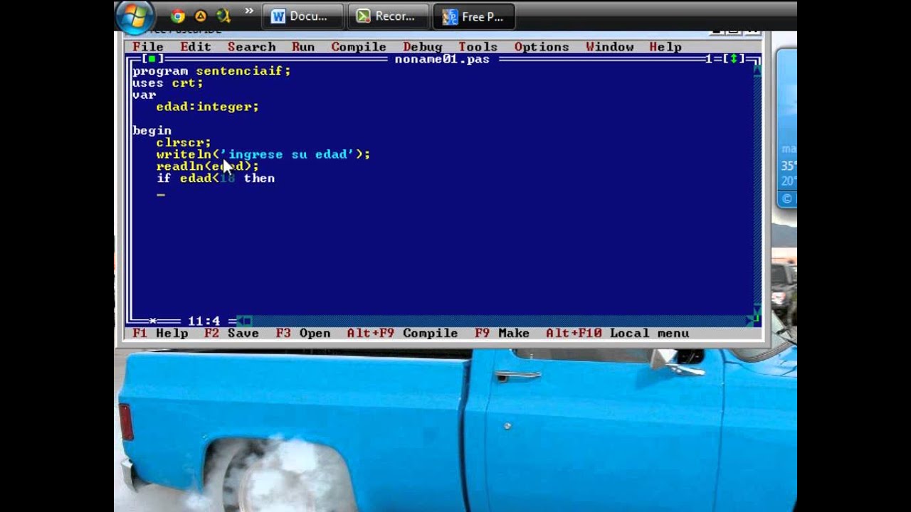 Evep-Pascal-Tutorial Sentencia If - YouTube
