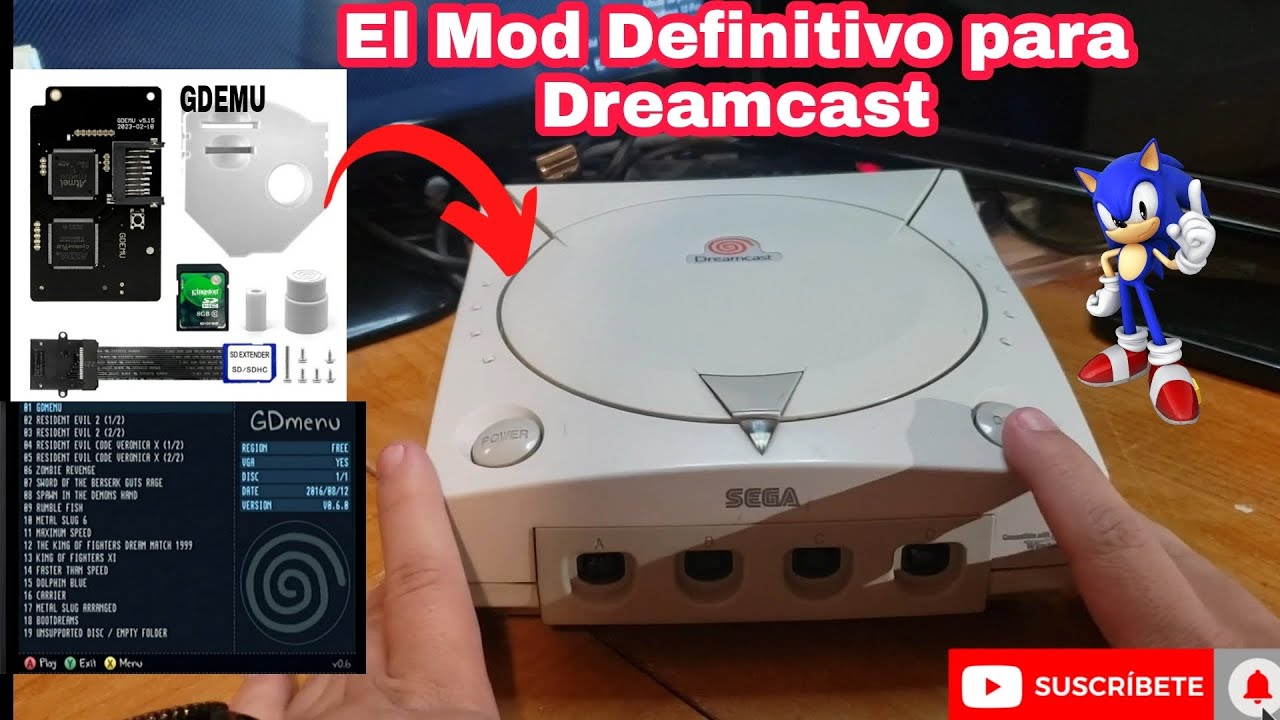 Mod Definitivo para Dreamcast 🤯🤯 - YouTube