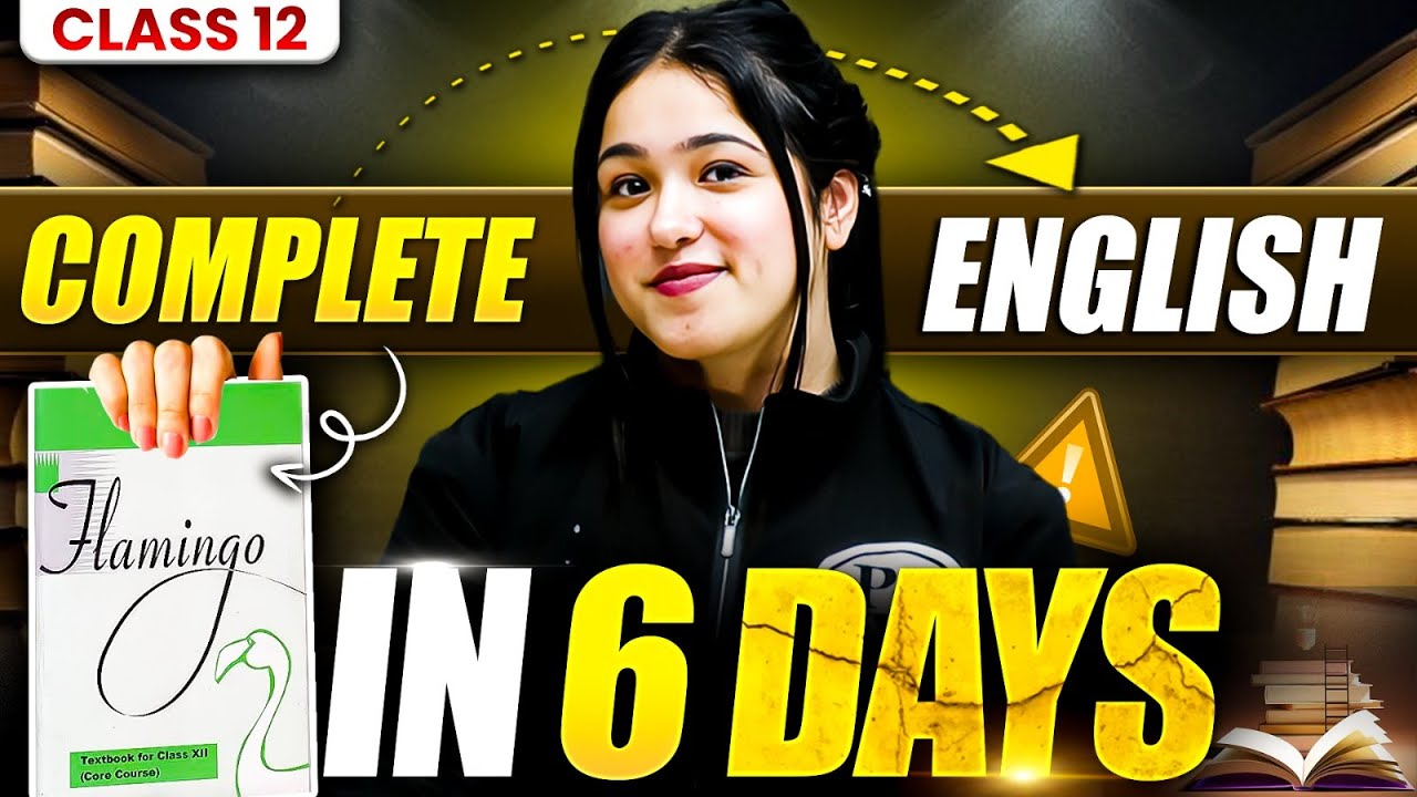 Complete ENGLISH In 6 Days | Class 12 Board | Humanities - YouTube