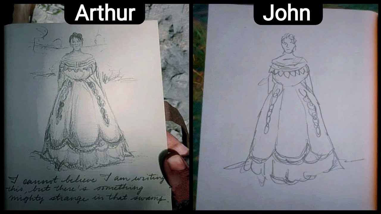 Arthur Vs John's Drawing Of Agnes Dowd & Pleasance Is So Different ...