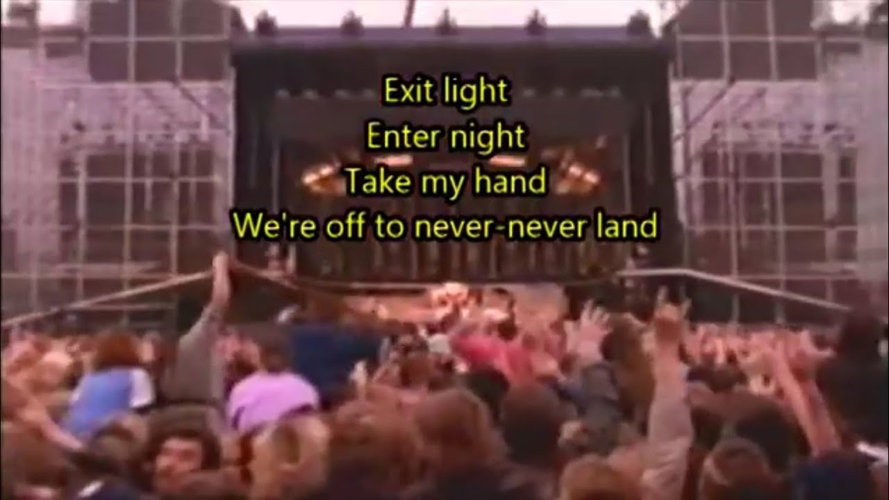 ENTER SANDMAN (lyrics) - METALLICA - YouTube