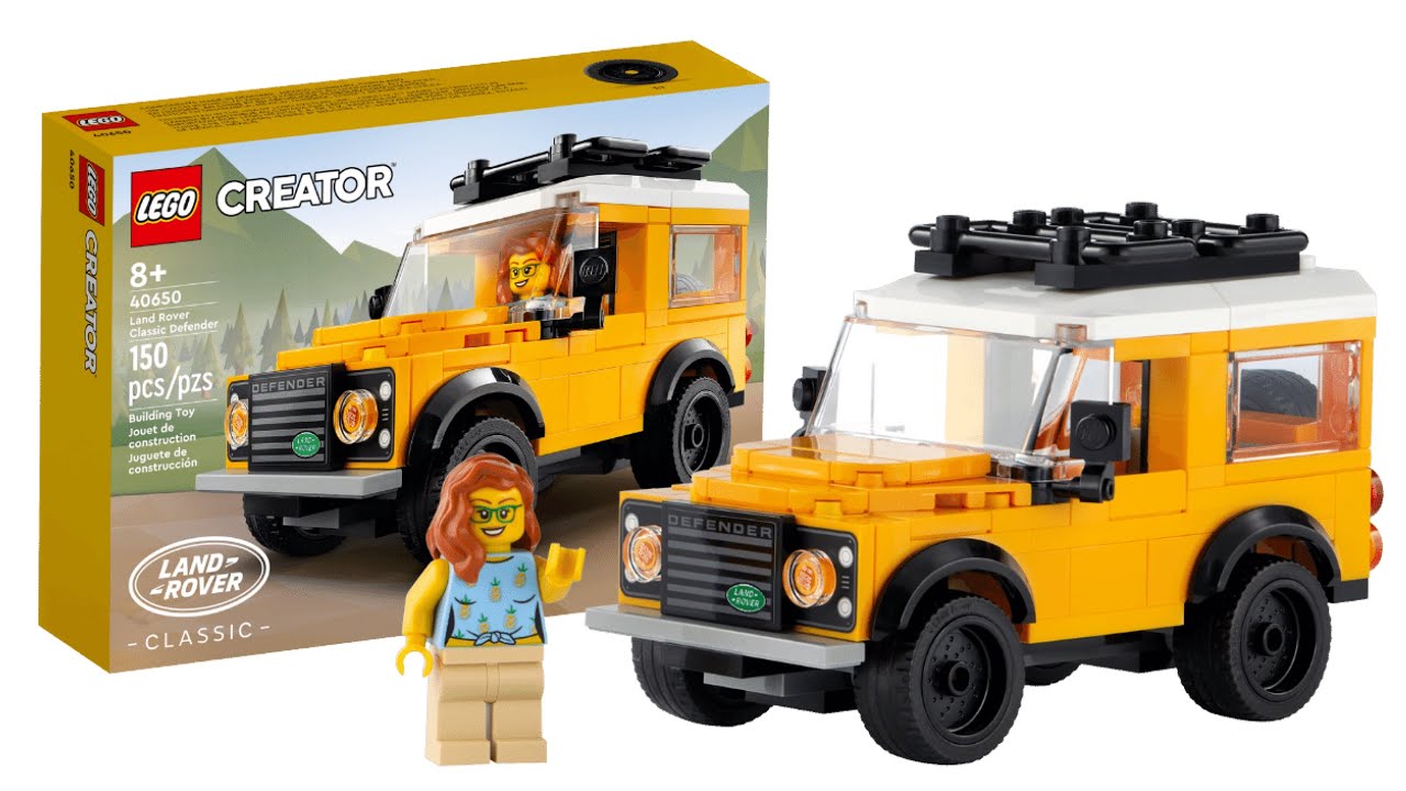 LEGO CREATOR (40650) Land Rover Classic Defender Lego Speed Build - YouTube