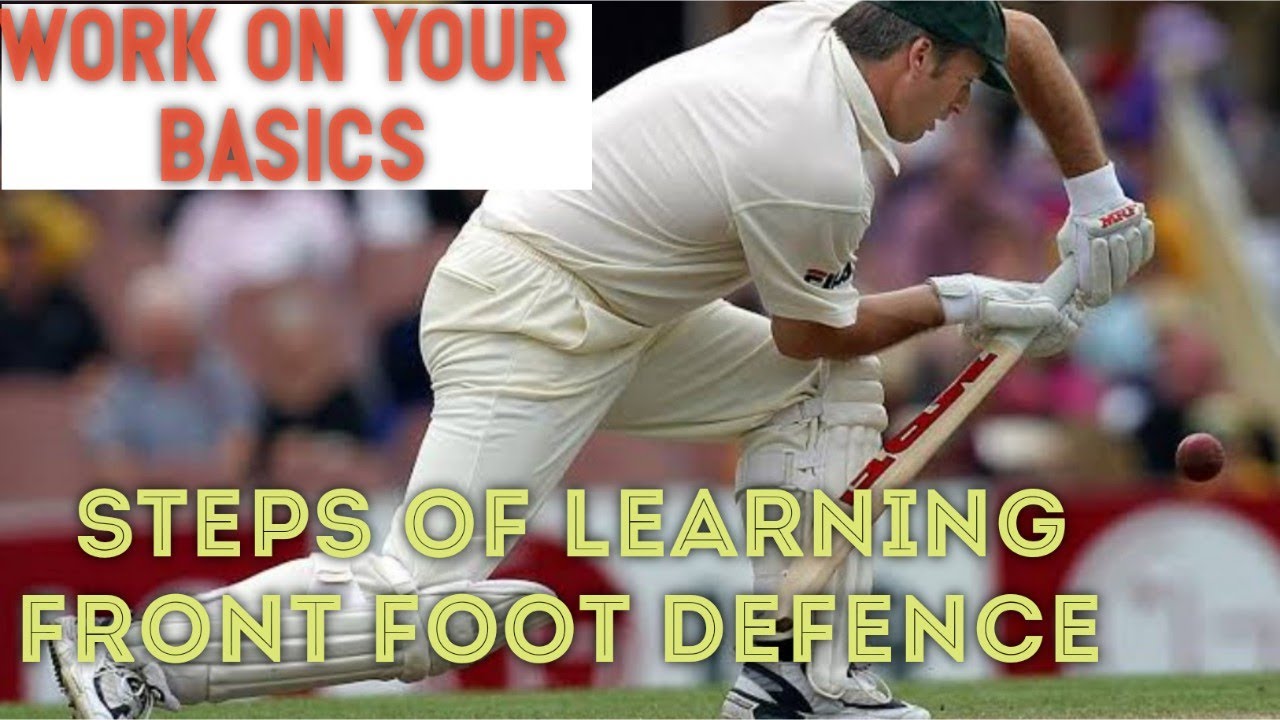 3 steps to master front foot defence |how to play front foot defence ...