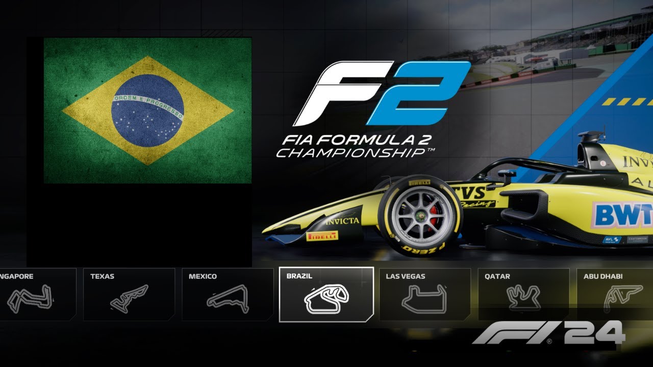 Can I go from P12 to P1 in 10 Laps? | F124 F2 Cockpit Camera Brazil GP ...