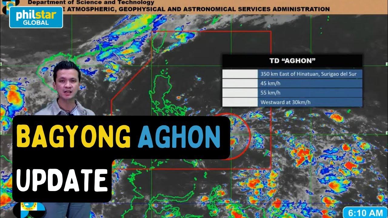 Bagyong Aghon palapit sa bansa - YouTube