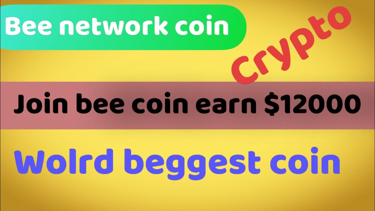 Bee network bee coin new crypto currency project Bee coin reffer cod ...