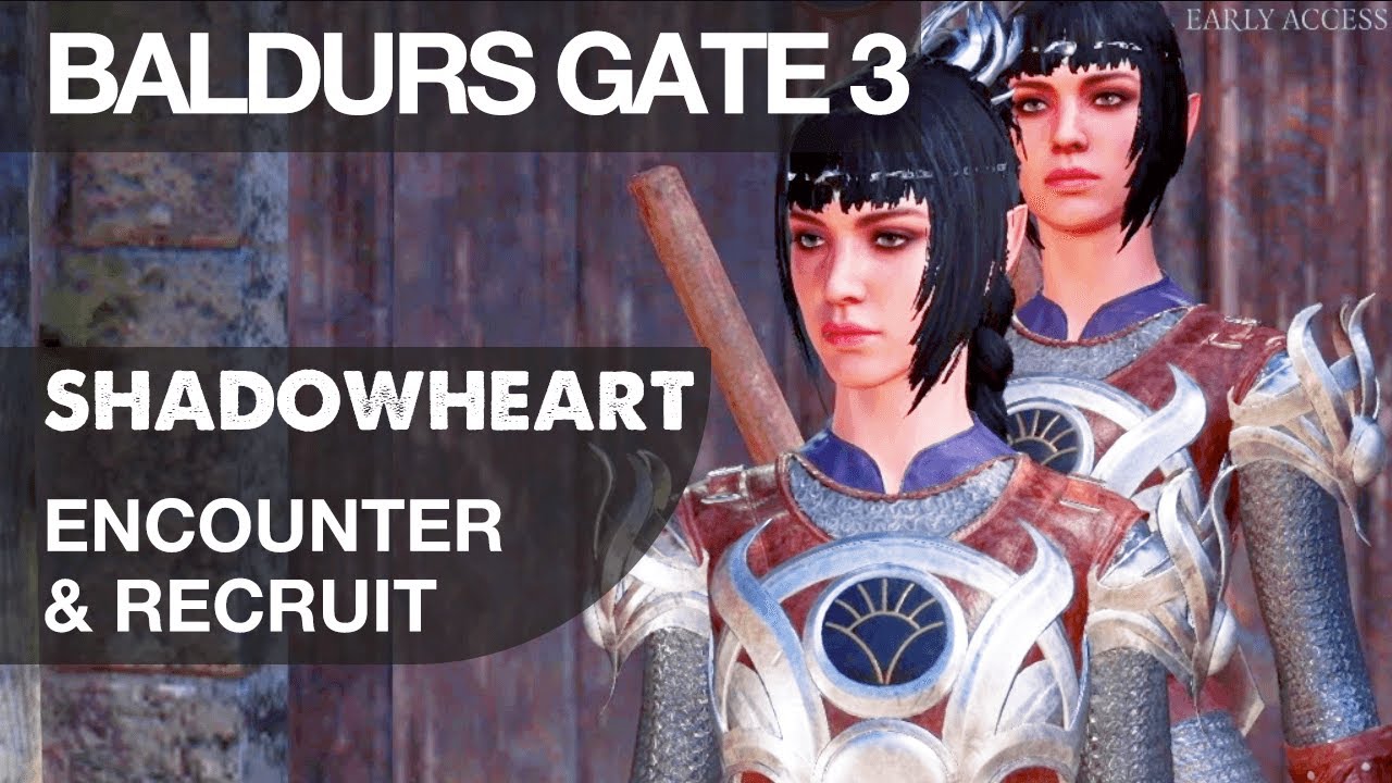 Shadowheart Baldurs Gate 3 - First Encounter with Shadowheart & Recruit ...