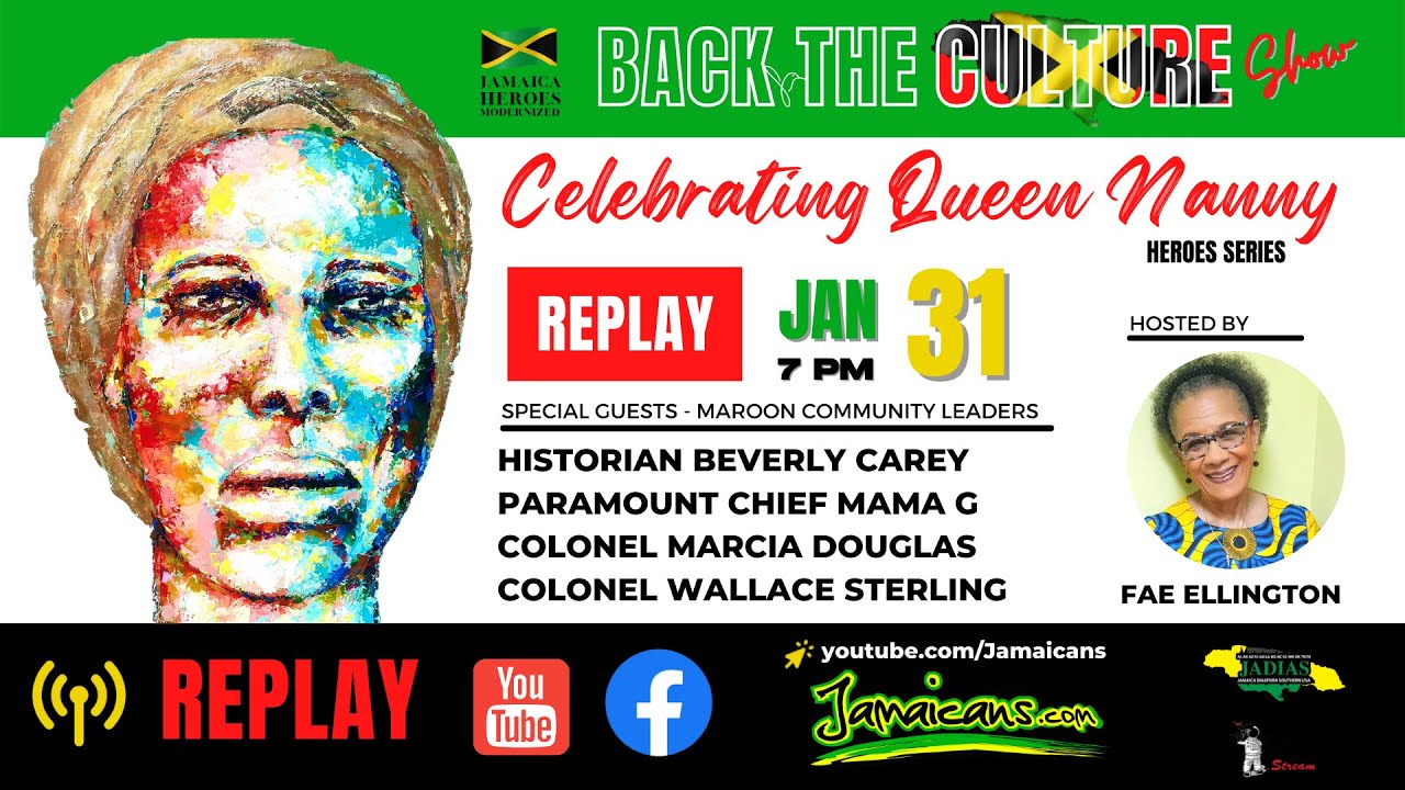 🇯🇲 Celebrating Queen Nanny w/ Maroon Leaders and Historians - YouTube