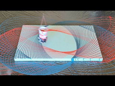 Pendulum pour painting with ChelC Paints! - YouTube