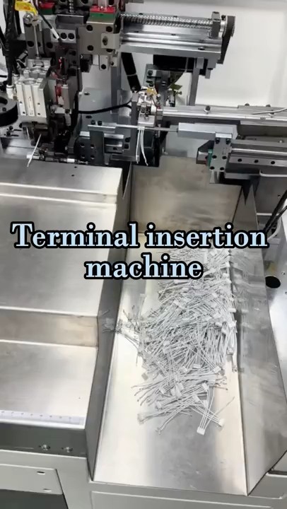 Terminal Insertion Machine #machine #cablewirestrippingmachine - YouTube