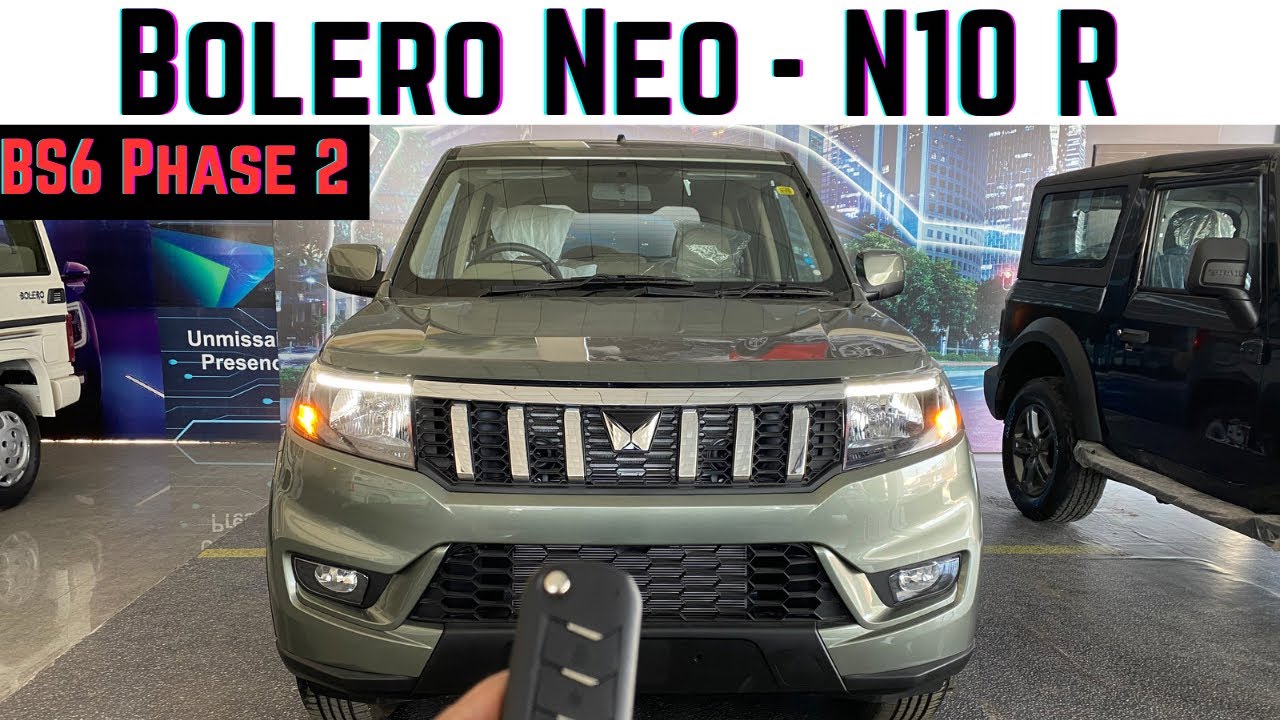 BS6-2 Engine - New Mahindra Bolero Neo N10 R ️ - YouTube