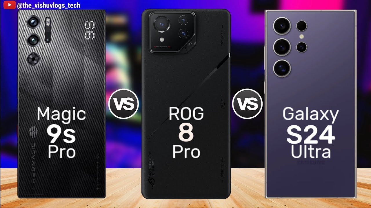 Which is the BEST Gaming Phone?⚡ Red Magic 9S Pro, ROG 8 Pro, or Galaxy ...