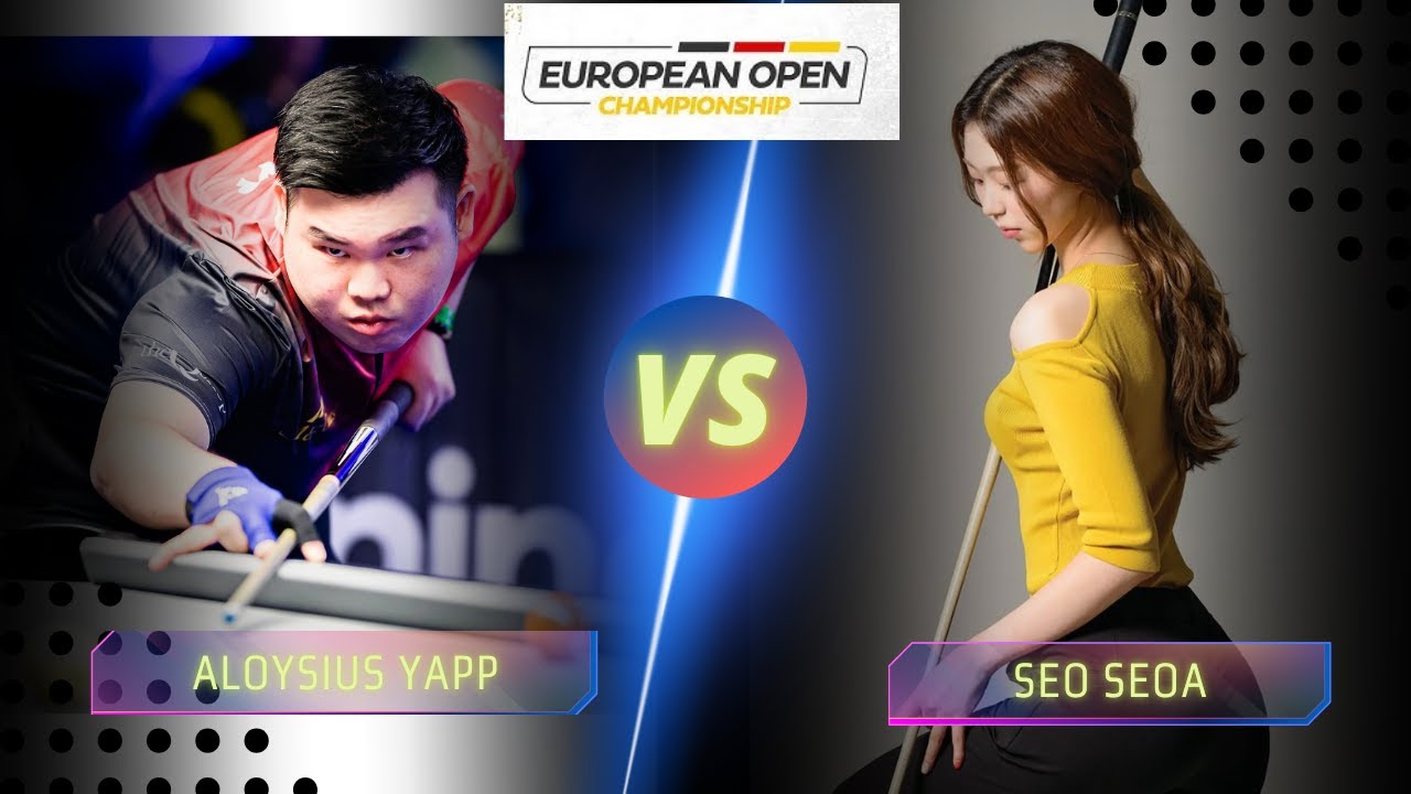 ALOYSIUS YAPP VS SEO SEOA | EUROPEAN OPEN 2024 #billiards #nineball #9ballpool #highlights - YouTube