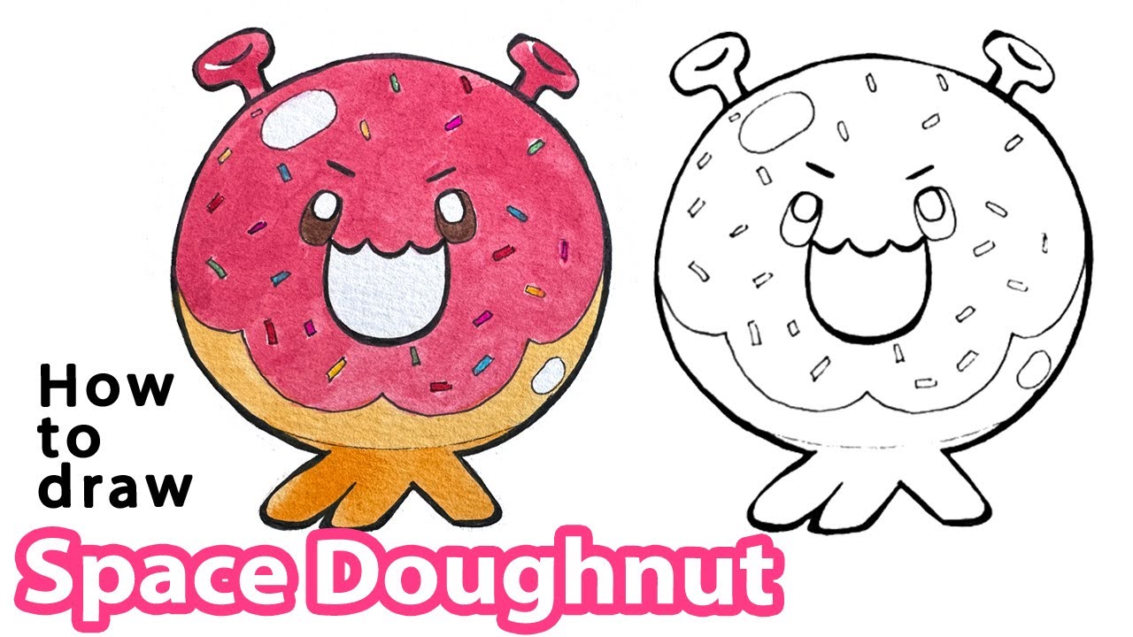 How to draw Space Doughnut | Cookie Run Kingdom - YouTube