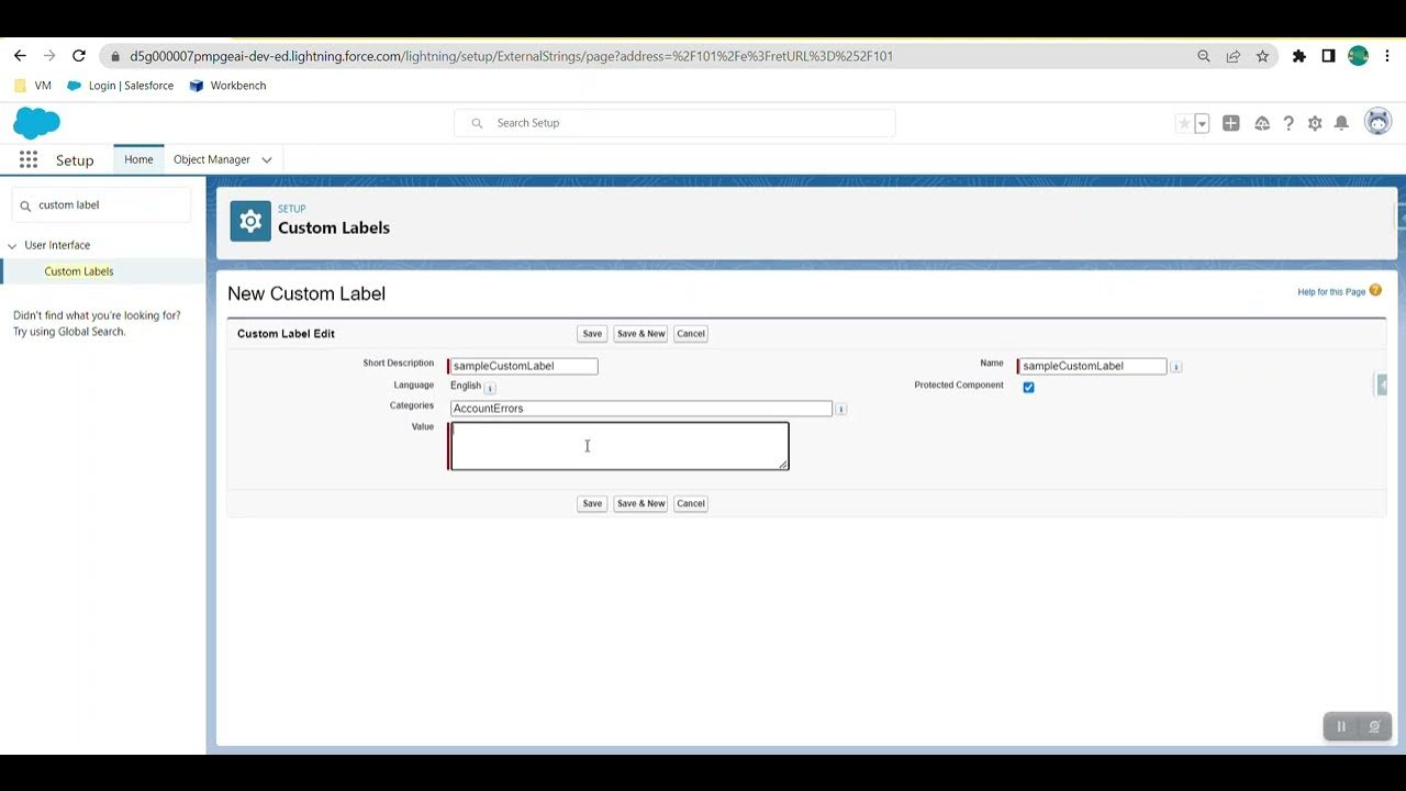 Custom Label #inSalesforce - YouTube