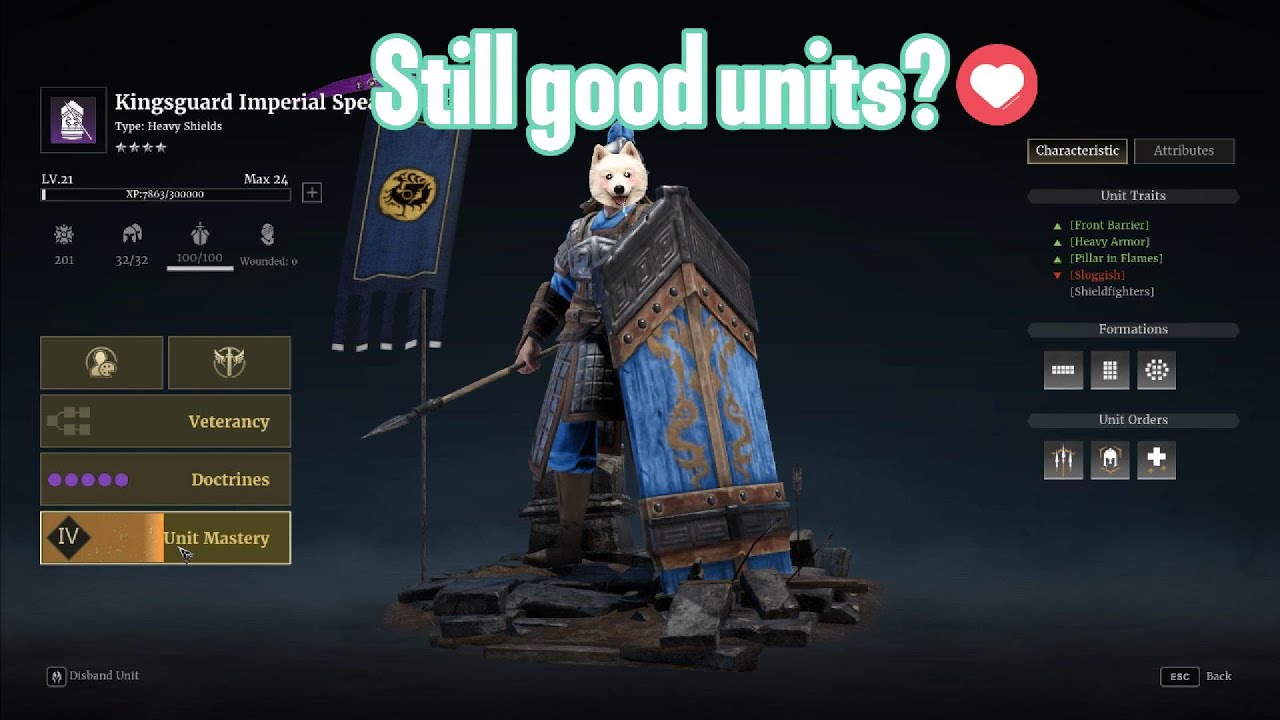 Conqueror's Blade Imperial spear guard in action - YouTube