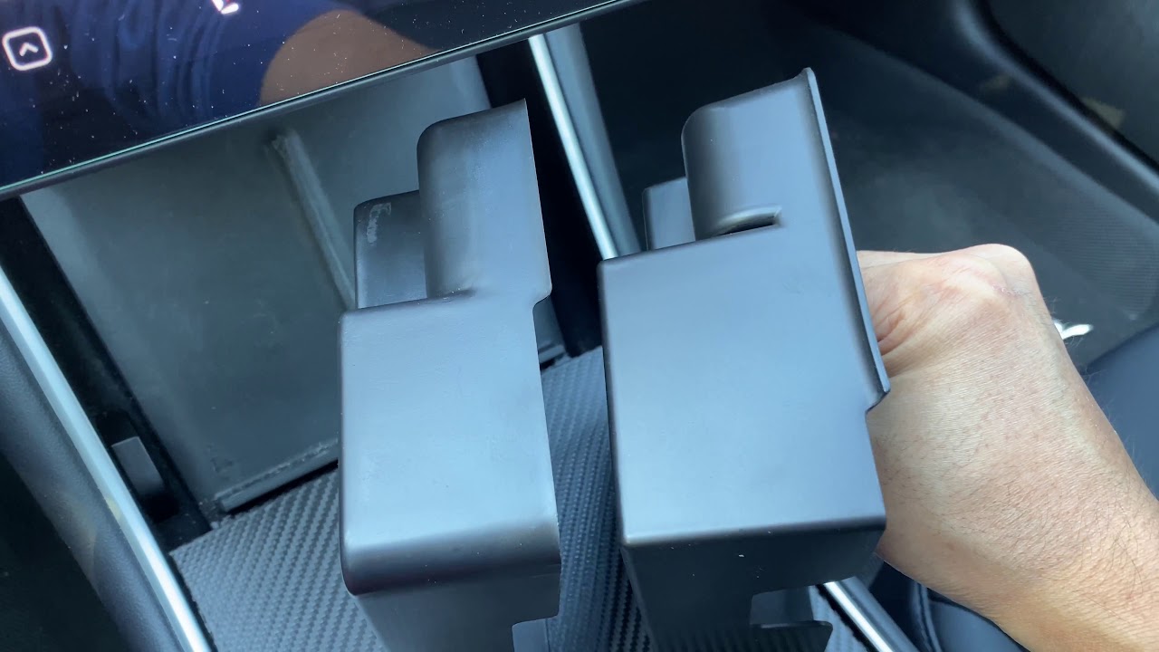 Center Console Organizer Tray for Tesla Model 3 - YouTube