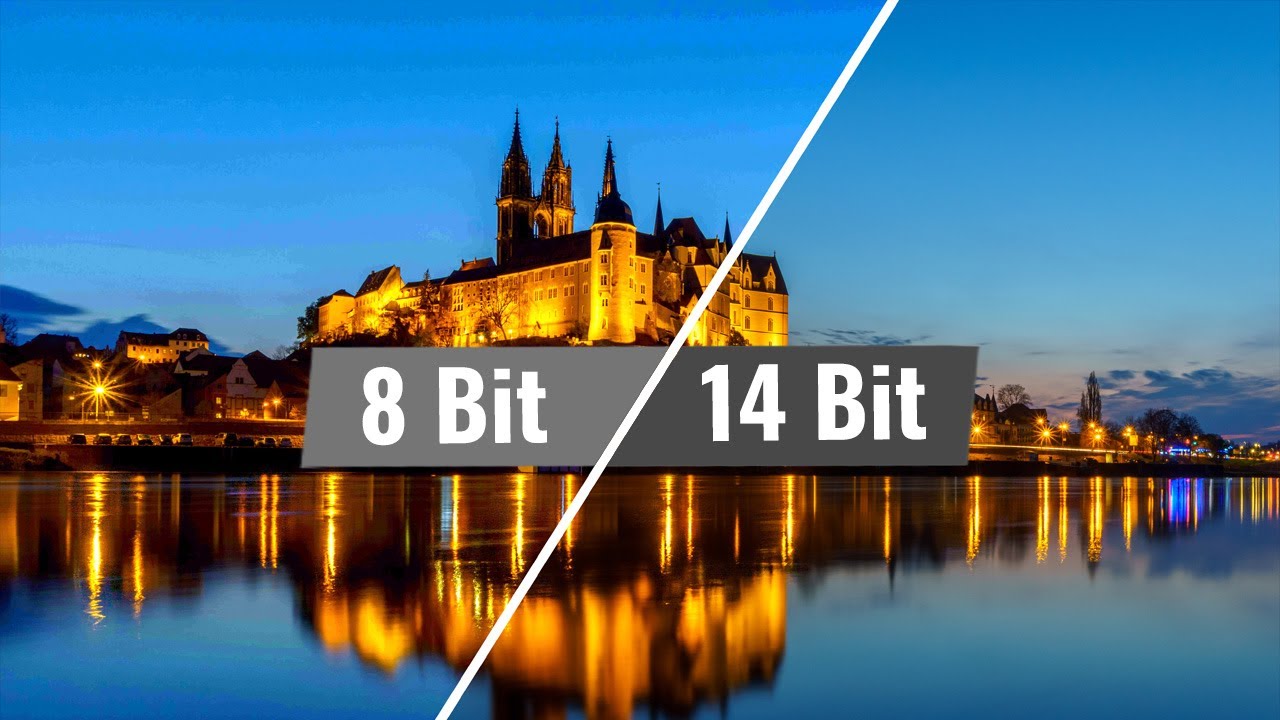 Farbtiefe - Was bedeutet das? 8 bit vs. 12, 14 oder 16 Bit? - YouTube