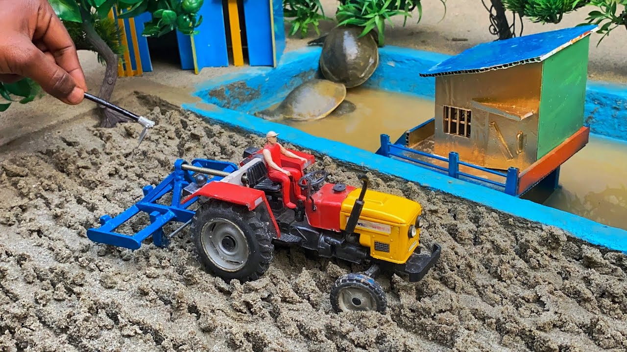 Diy mini tractor making agriculture cultivator @RvDevCreator78 - YouTube