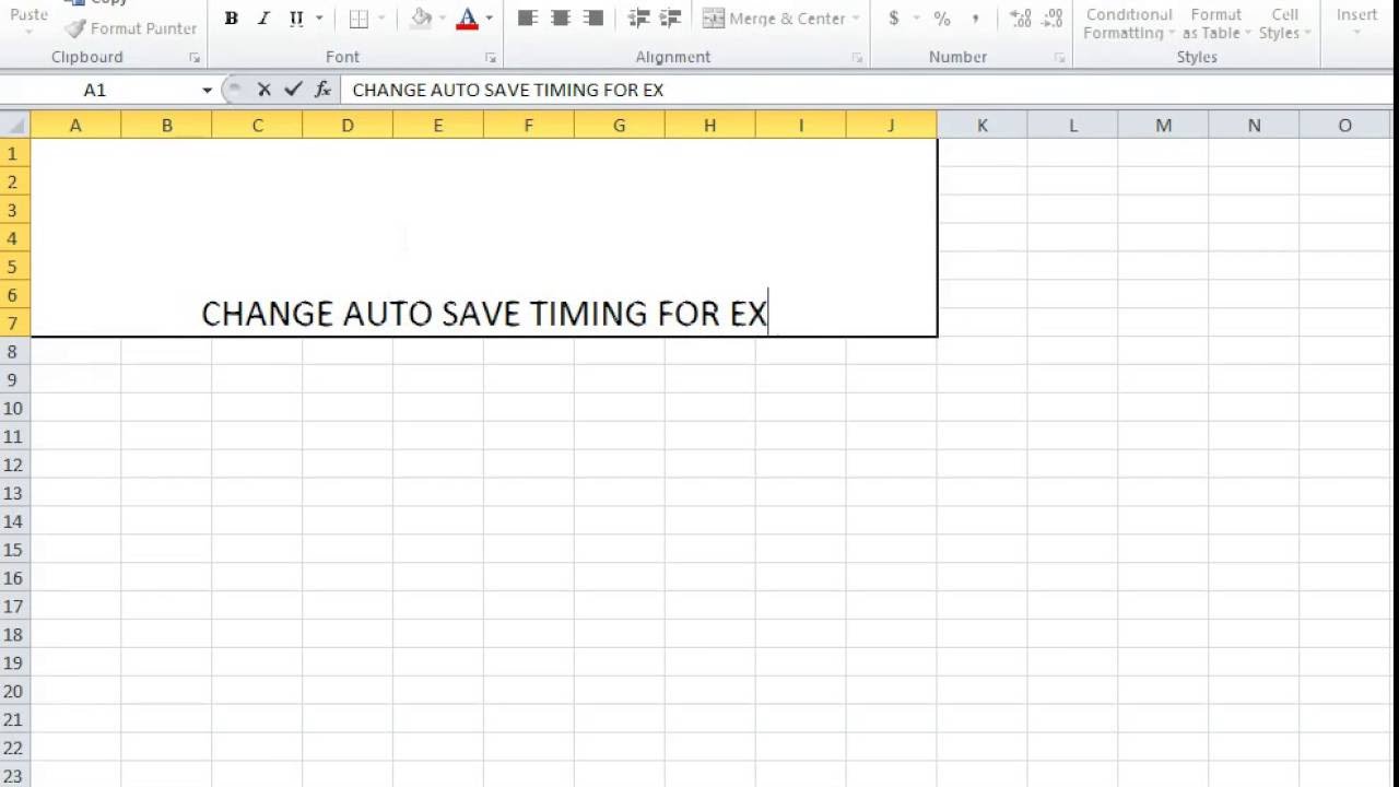 Excel Learning How To Change Auto Save Time For Excel YouTube excel-learning-how-to-change-auto-save-time-for-excel-youtube