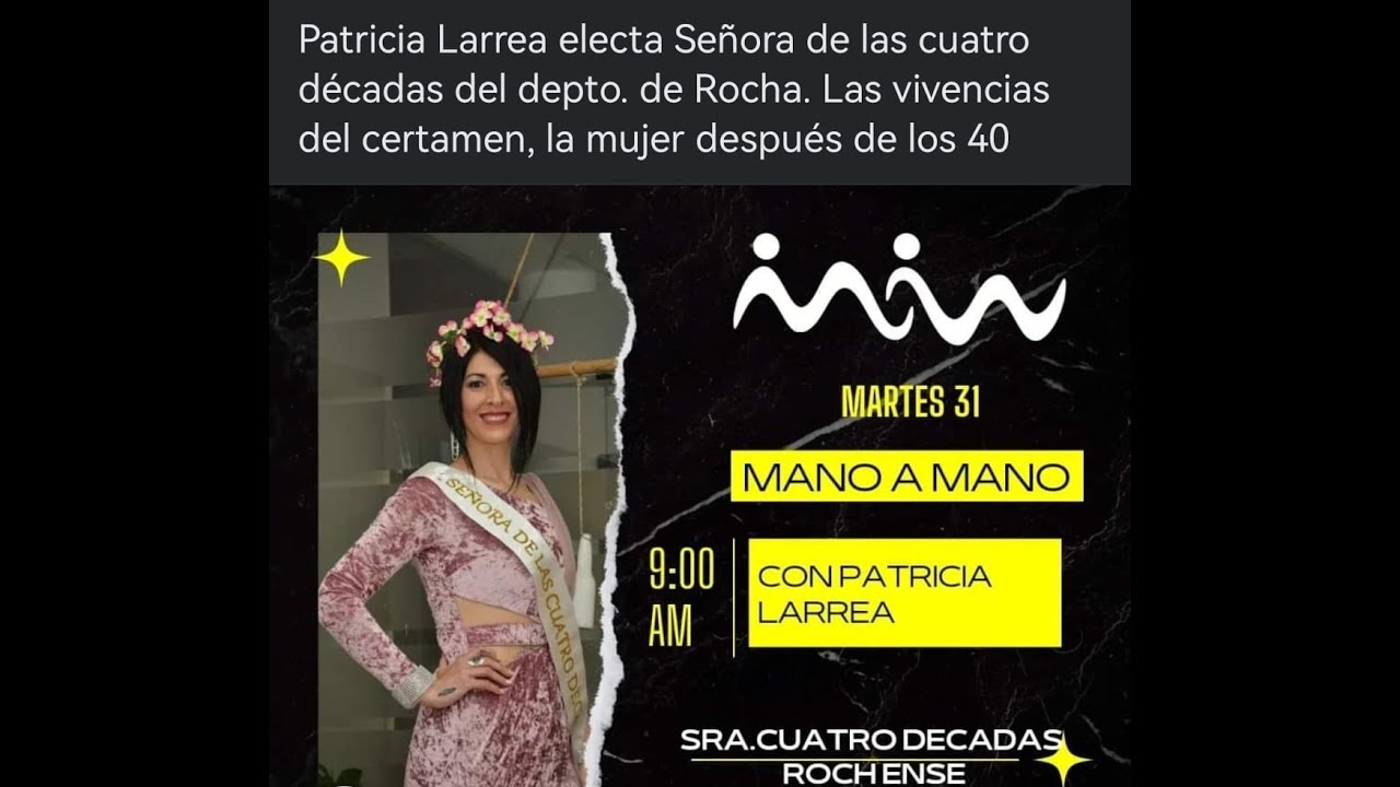 ENTREVISTA CON PATRICIA LARREA - YouTube