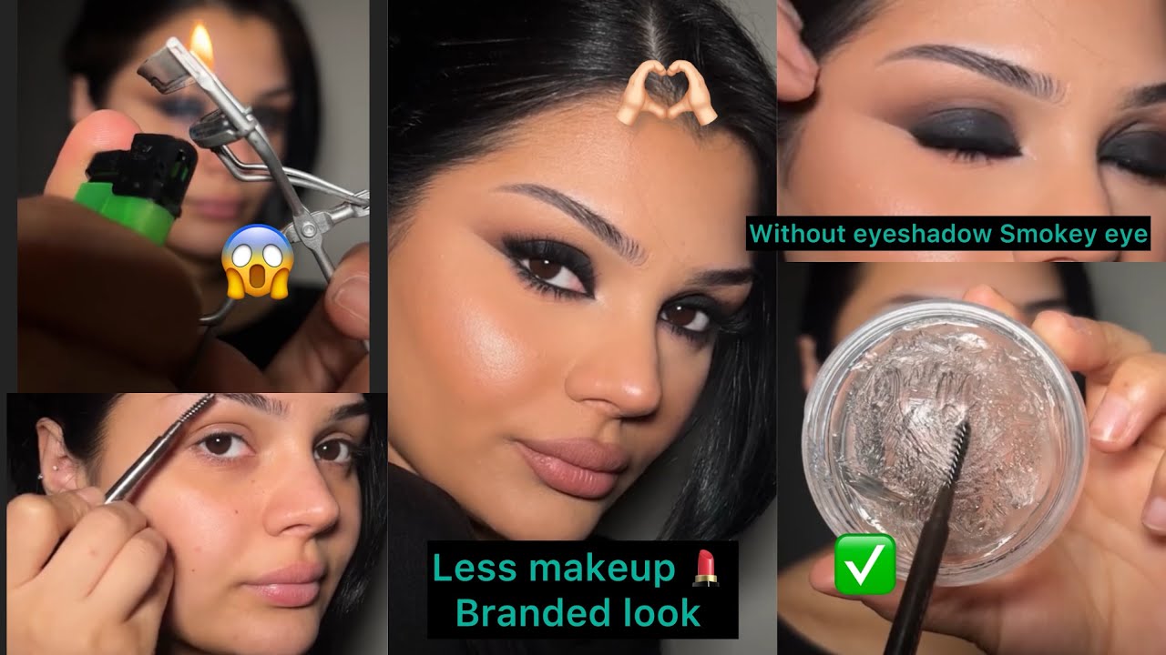 No eyeshadow palette just lip liner🔥(@SameeebGeee ) makeup tutorial - YouTube