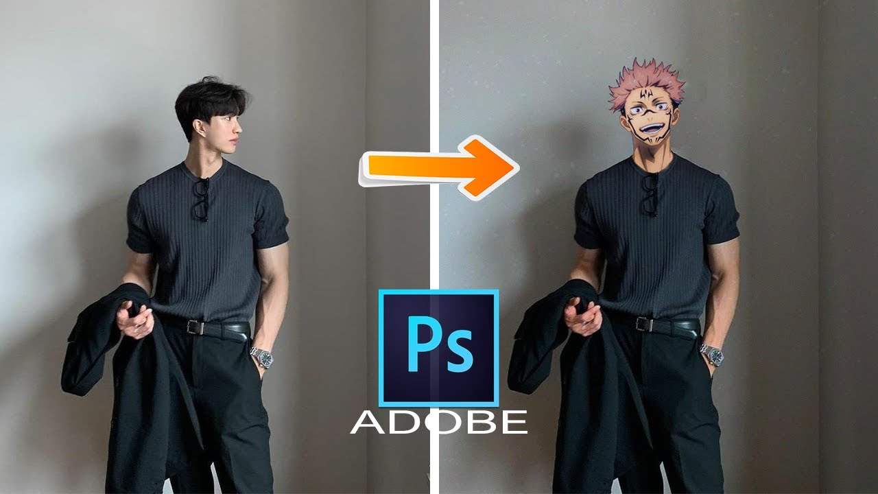Anime Face Photoshop tutorial, How to replace your face into an anime ...