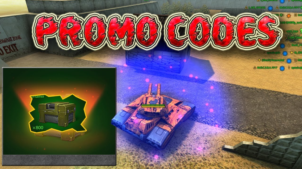Tanki Online Opening Containers From Promo Codes!! Танки Онлайн - YouTube