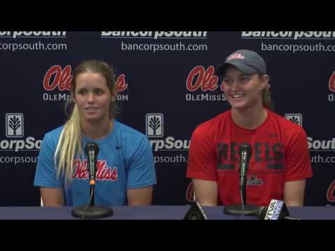 Softball - Molly Jacobsen and Brittany Finney Regional Press Conference ...