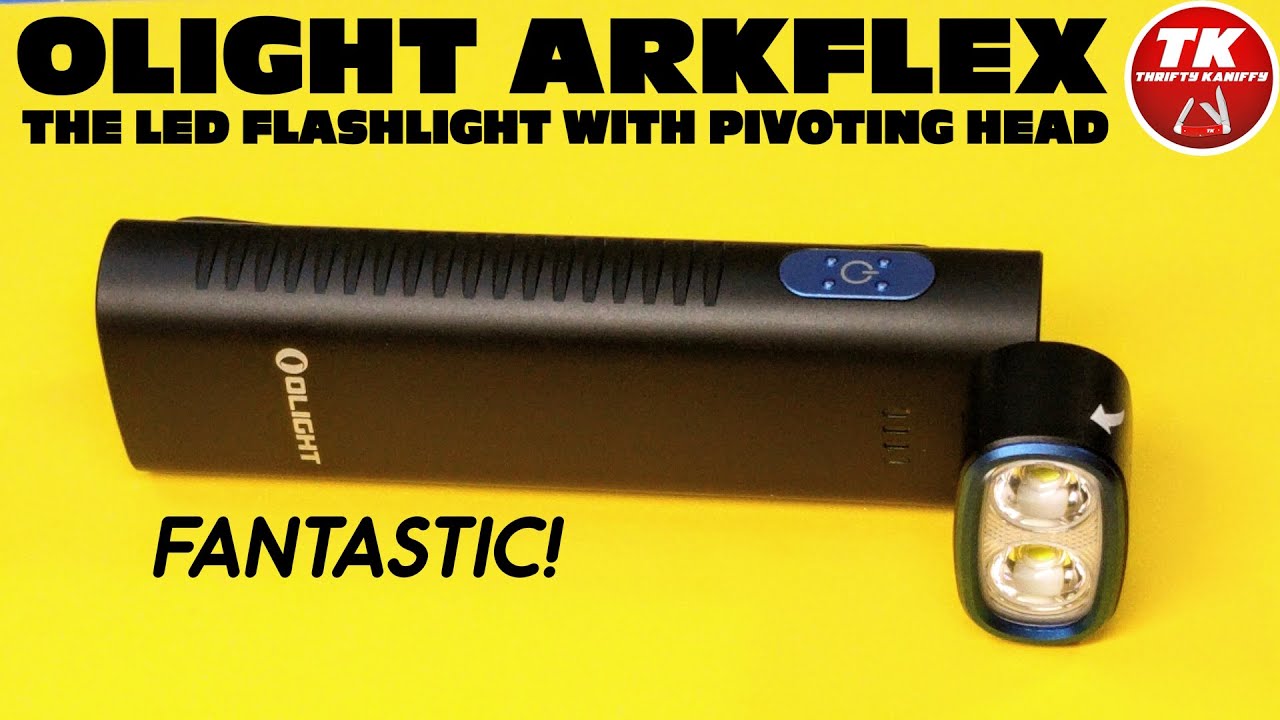 Olight Arkflex - The LED Flashlight with a Pivoting Head - YouTube
