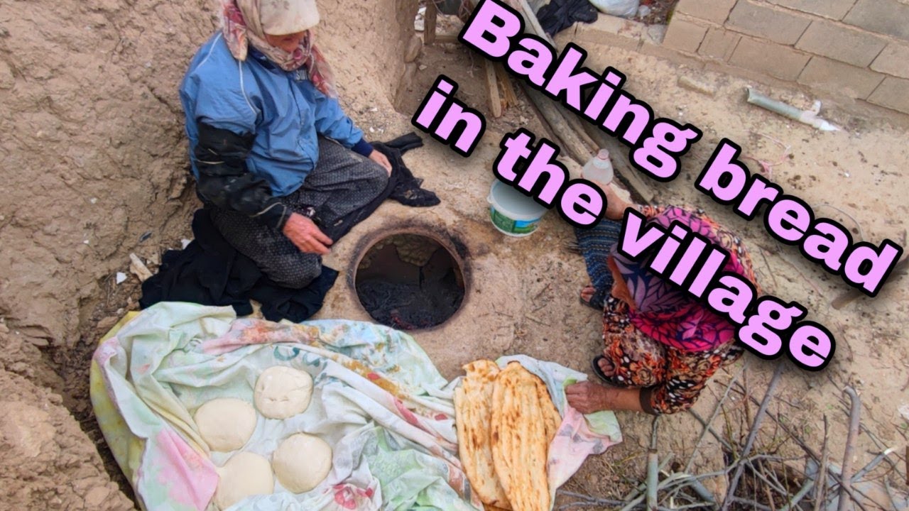 baking bread for beginners | baking bread in the village - YouTube