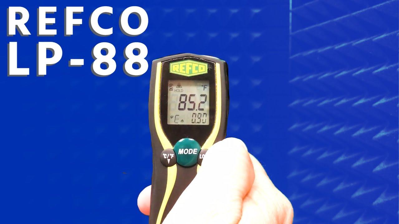 Using Infrared Thermometer with Refco LP-88 - YouTube