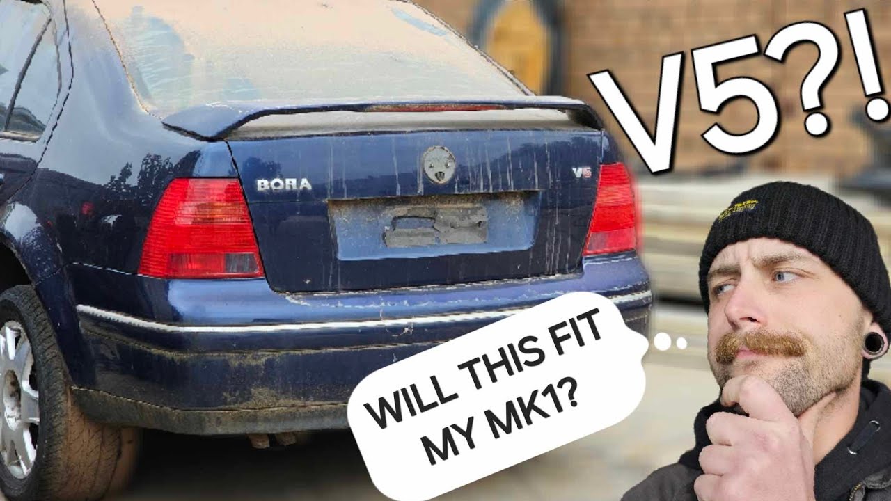 V5 Mk1 golf - stripping the donor car! - YouTube