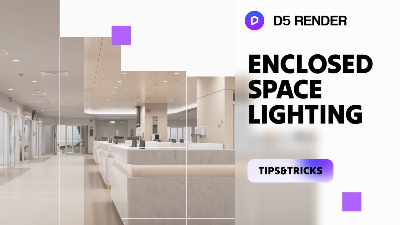 Realistic Interior Lighting Tutorial for Enclosed Space | Daytime ...