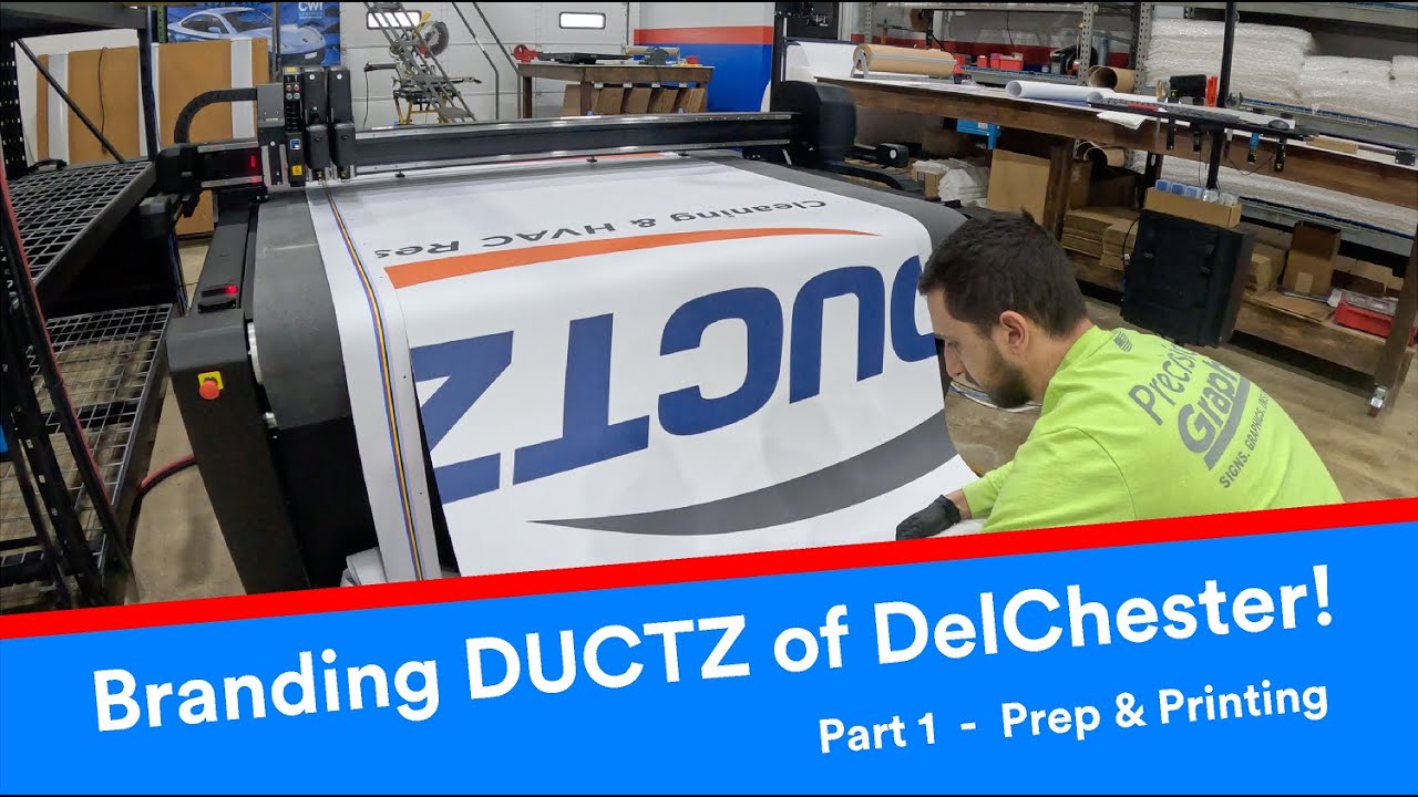 Branding DUCTZ of DelChester - Part 1- Color Samples, Printing ...