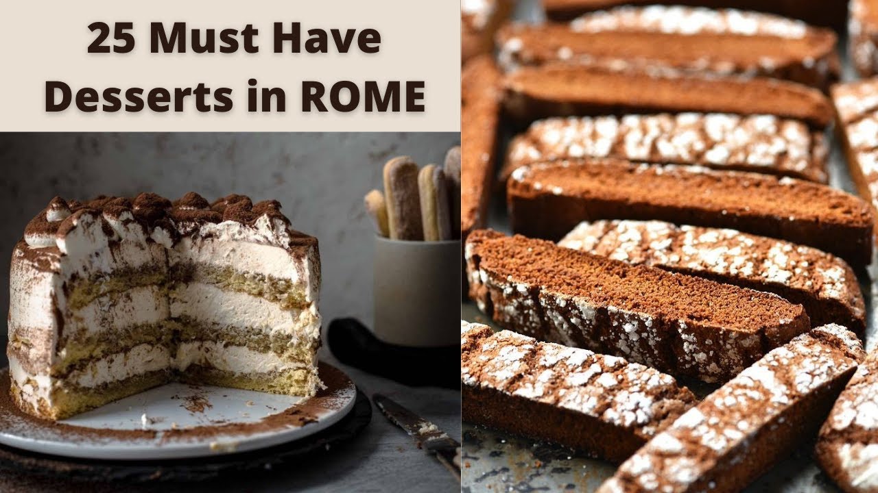 25 Must have Desserts when in Rome | Tiramisu, Torta di Mele ...