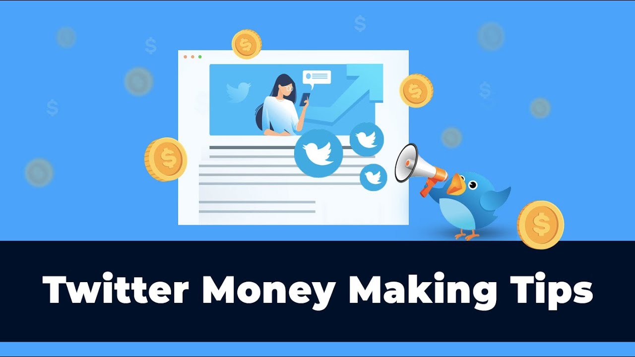 How To Make Money On Twitter - 5 Amazing Ways - YouTube