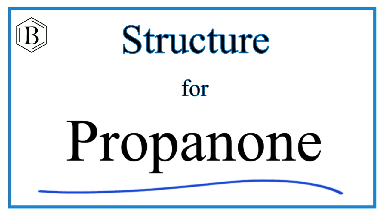 Propanone Structure propanone-structure