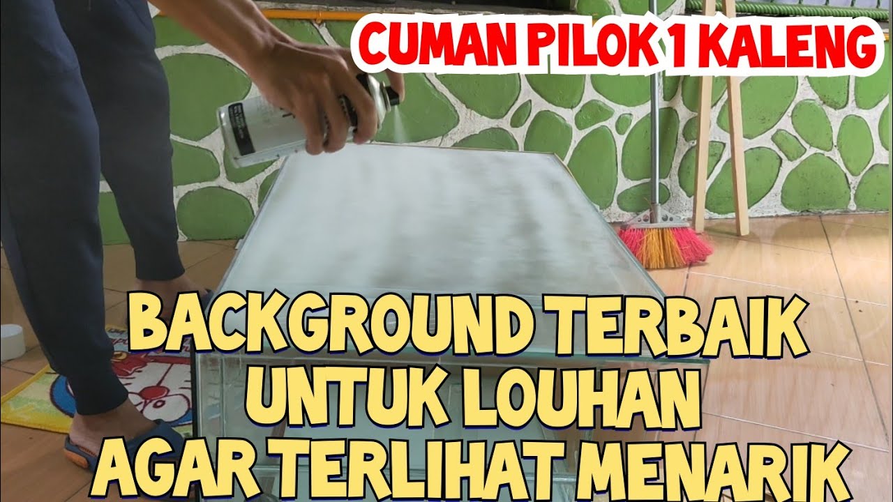 CARA MEMBUAT BACKGROUND DARI PILOK...CUMAN 30 RIBU RUPIAH MUDAH AWET ...