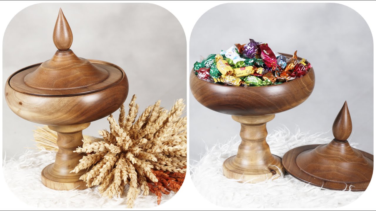 Woodturning | How to make a beautiful and practical container from a ...