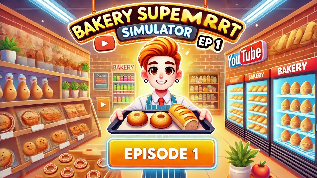 Bakery shop simulator ep 1 - YouTube