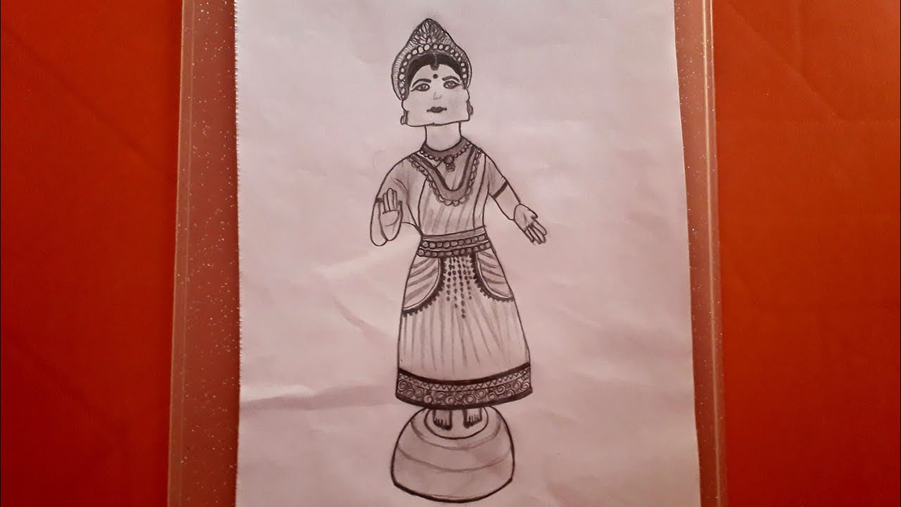 BUTTA BOMMA DRAWING #DOLL #DRAWING ||SIMPLE AND EASY|| - YouTube