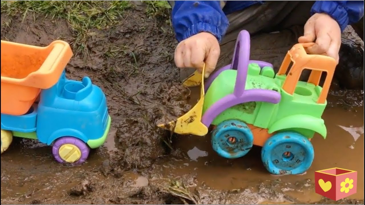 Trucks in Mud for kids | Bellboxes - YouTube