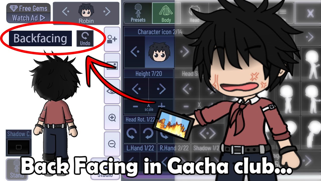We All Needed This "Back Facing" Feature in Gacha Club...😨 - YouTube