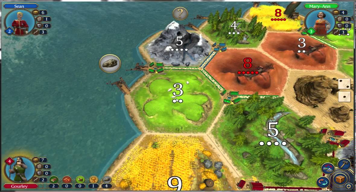 Settlers of Catan : Let's Play - Tutorial Island 3/5 Catan Creator's ...