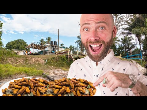 100 Hours in Guyana Amazon Rainforest! Exotic Guyanese Food! (Full Documentary)